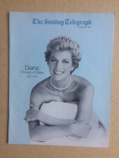 PRINZESSIN DIANA THE Sunday Telegraph Magazine 7. September 1997 Diana ...