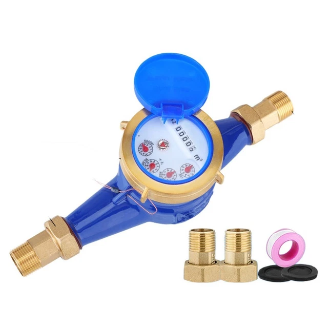 DRY-TYPE METER DN20 Water Meter Low Flow Measurement Home Water ...