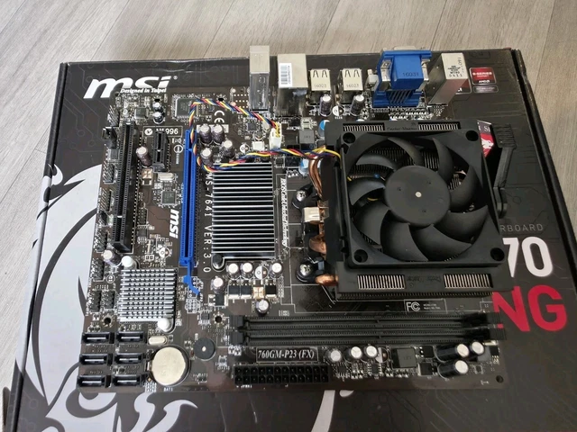MSI MS-7641 MOTHERBOARD Ver: 3.0 | 760GM-P23 (FX) With AMD 4300FX ...
