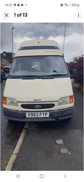 FORD DUETTO CAMPERVAN. 1999. V Reg. £6,500.00 - PicClick UK
