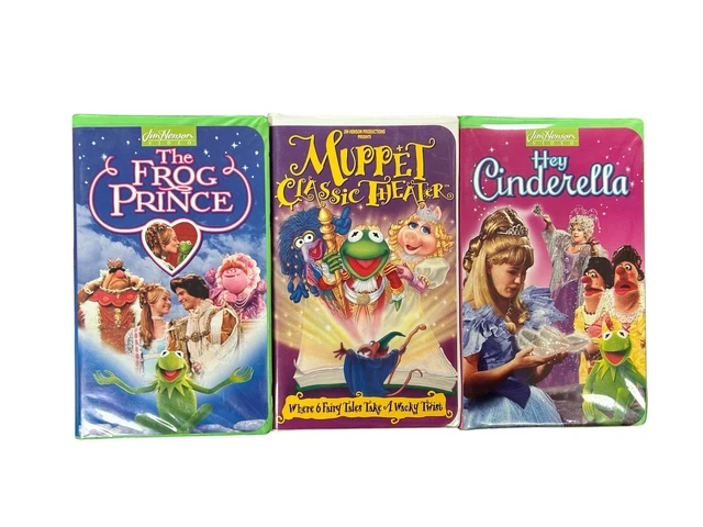 VINTAGE MUPPET FAIRYTALE VHS LOT - Classic Theater, Frog Prince, Hey ...