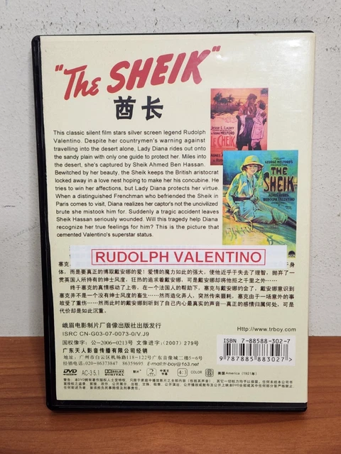 THE SHEIK DVD - Rudolph Valentino dir. George Melford Silent Romantic ...