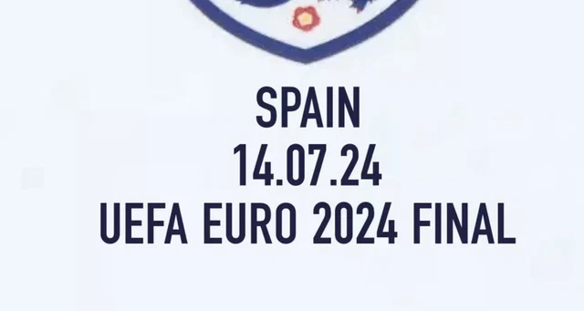 ENGLAND EURO 2024 England Vs Spain FINAL match detail For Home Shirt ...