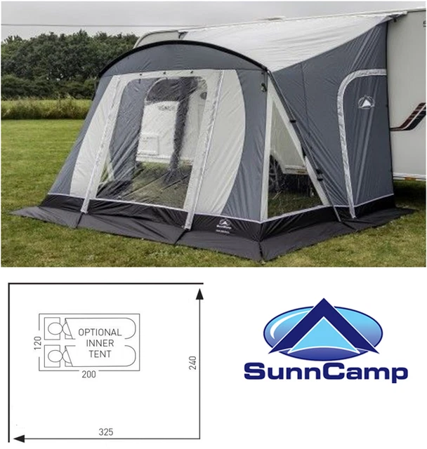 SUNNCAMP SWIFT 325 SC deluxe caravan awning SF2065 £219.99 - PicClick UK