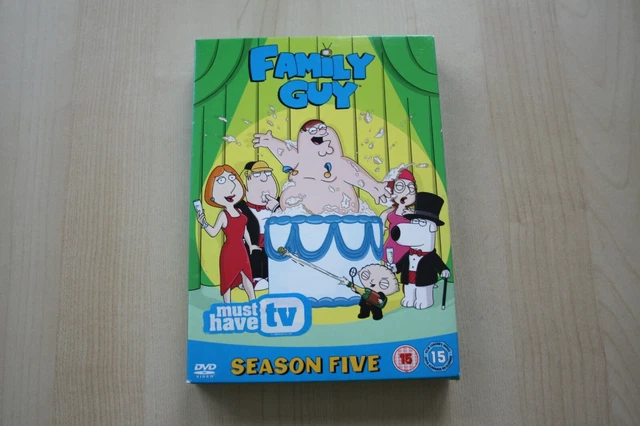 FAMILY GUY - Complete Season 5 - DVD - 3 Disc Box Set - Region 2 PAL ...