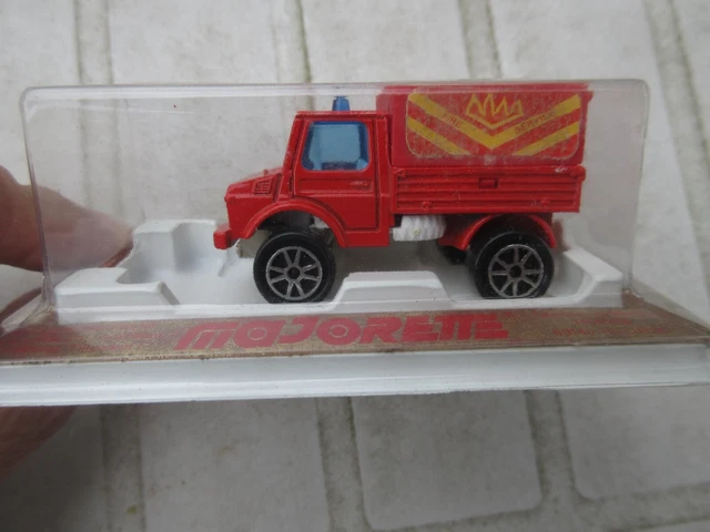 MAJORETTE MERCEDES UNIMOG pompiers "Fire Service" réf 224 1/82 neuf en ...