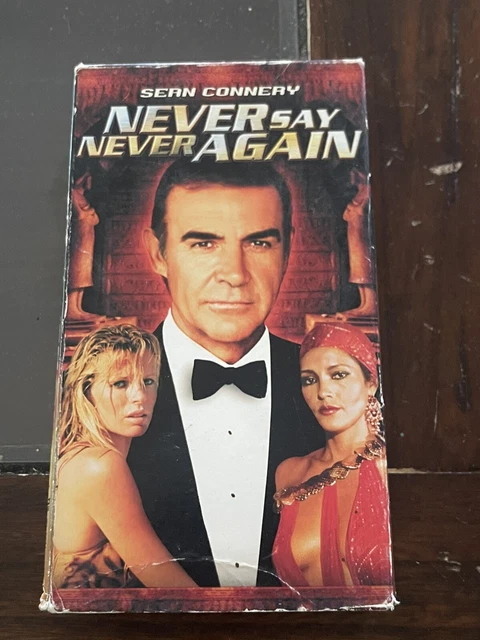 NEVER SAY NEVER Again. VHS. Sean Connery, Kim Basinger. 2000. James ...