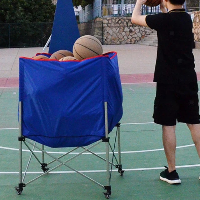 BASKETBALL HOPPER STORAGE Basketball Coaching Cart for Softball ...