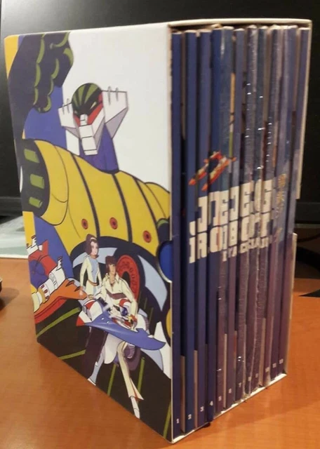 12 DVD GO Nagai Jeeg Robot D'acciaio Completa Gazzetta Yamato Cofanetto ...
