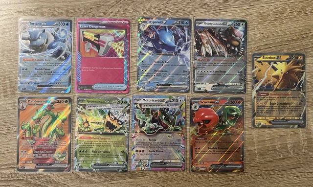 LOT 9 Cartes Pokémon Ultra Rare multi-séries Tortank - EX FA - Français ...