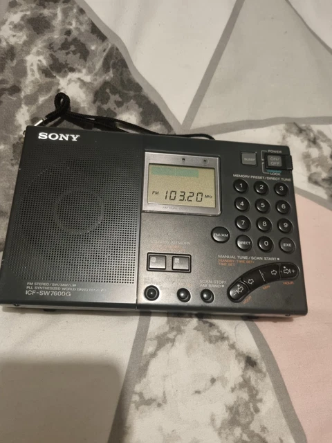 SONY ICF-SW7600G SHORTWAVE, LW, MW, + VHF. SSB, SYNCHRO AM/FM radio receiver £35.00 - PicClick UK