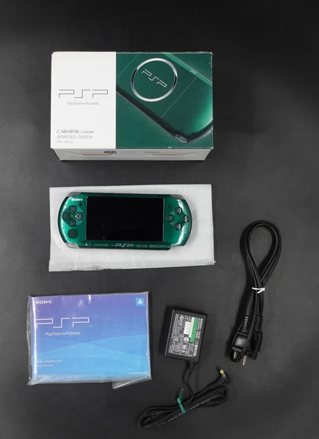 CONSOLE PSP SPIRITED GREEN PSP-3000 SG Playstation carnival colors ...