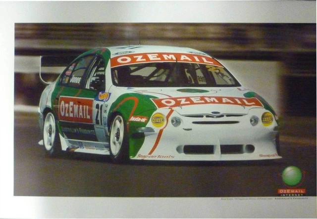 FORD FALCON AU OzEmail #21 Brad Jones V8 Supercars Photo Poster $18.00 ...
