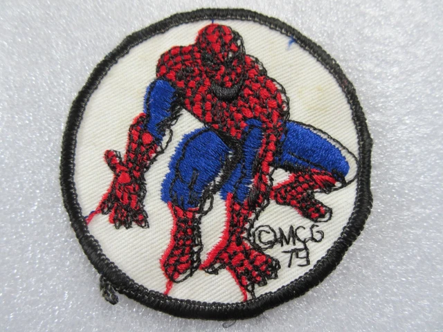 OLD VINTAGE MARVEL Spider Man 1979 Cloth Patch 3" dia $9.59 - PicClick CA