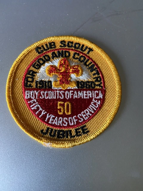 BSA, CUB SCOUT: Cub Scout "For God and Country 50 Year Jubilee Patch £ ...