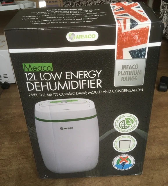MEACO 12L LOW Energy Dehumidifier And Air Purifier £120.00 - PicClick UK