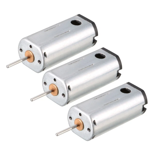 MOTOR DC 3V 30000Rpm Motor Eléctrico de Eje Redondo 3pcs Para Rc Barco ...