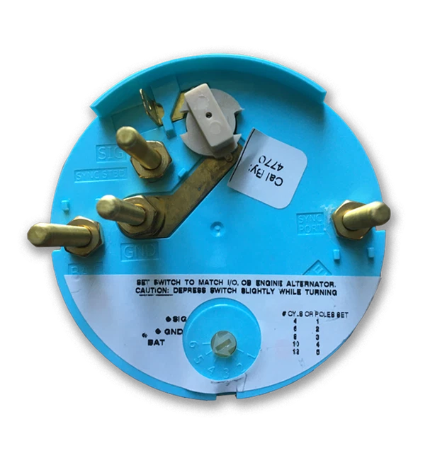 FARIA EURO BLACK 4" Tachometer - 7,000 RPM (Gas - All Outboard) 32805 ...