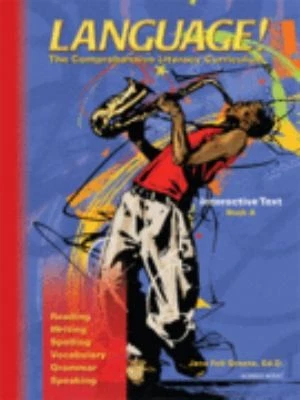 LANGUAGE! THE COMPREHENSIVE Literacy Curriculum Interactive Text Book A ...