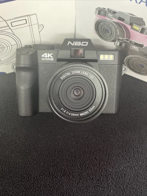 NBD 4K ULTRA HD 48MP Digital All-in-One Vlogging Camera Wide Angle ...