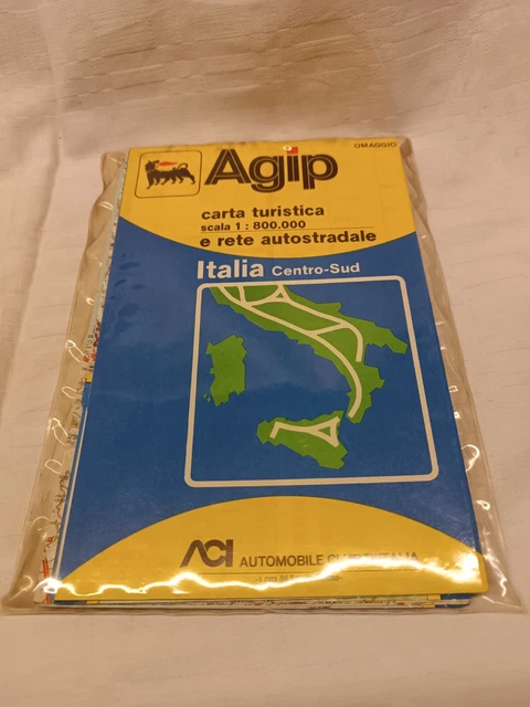 CARTINA GEOGRAFICA VINTAGE agip EUR 15,00 - PicClick IT