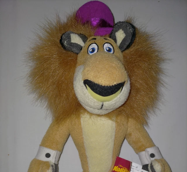 DREAMWORKS MADAGASCAR ALEX The Lion Kids Soft Animal Plush Toy $8.00 ...