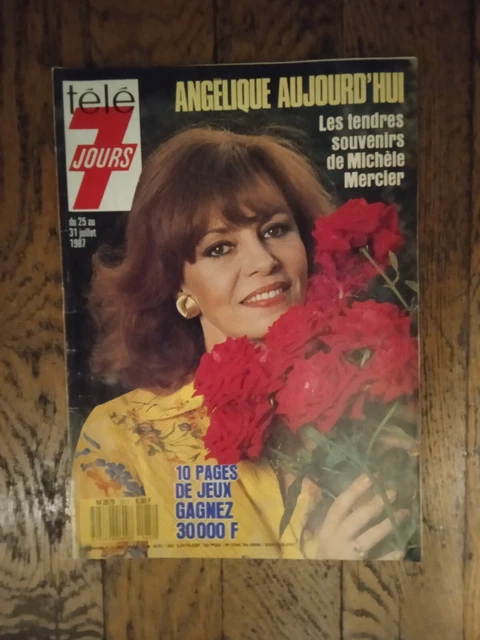MAGAZINE TÉLÉ 7 jours de 1987 - Michèle Mercier EUR 5,00 - PicClick FR