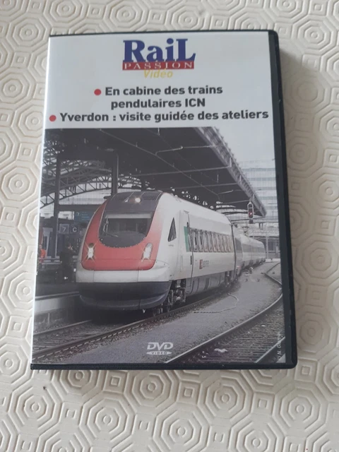 SNCF CFF SUISSE DVD Rail Passion : En Cabine des trains pendulaire ICN ...