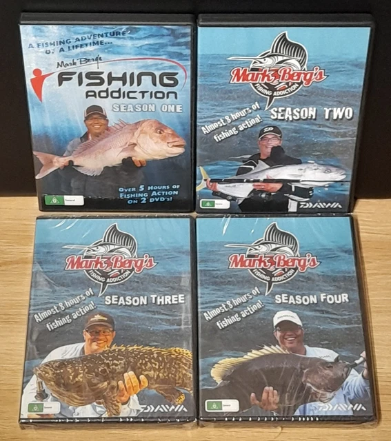 MARK BERG'S FISHING Addiction DVD Season 1-4 PAL Region Free $24.99 ...