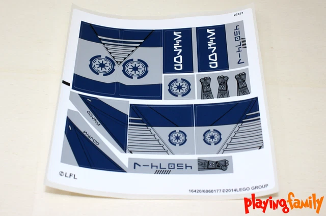 LEGO STAR WARS - LEGO®-Aufkleber aus Set 75046 Coruscant Police Gunship, Sticker EUR 14,90 ...