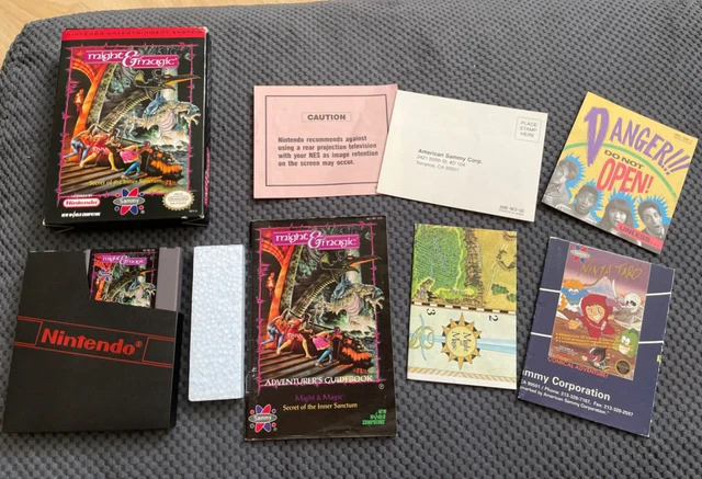 MIGHT AND MAGIC: NES, US-NTSC, Complete CIB, Collectible Condition ...