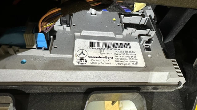 MERCEDES-BENZ E W213 220d Karosseriekomfort-Steuergerät A2139006909 2 ...