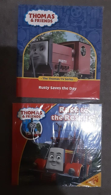 2 BOYS STORYBOOKS Thomas And Friends Race To Rescue & Rusty Saves The ...