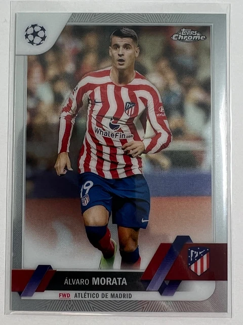 TOPPS CHROME UCC 22/23 Atletico De Madrid Alvaro Morata #72 EUR 2,28 - PicClick FR