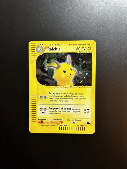 RAICHU SKYRIDGE HOLO ENG pokemon No Charizard Psa Bgs $2.44 - PicClick AU