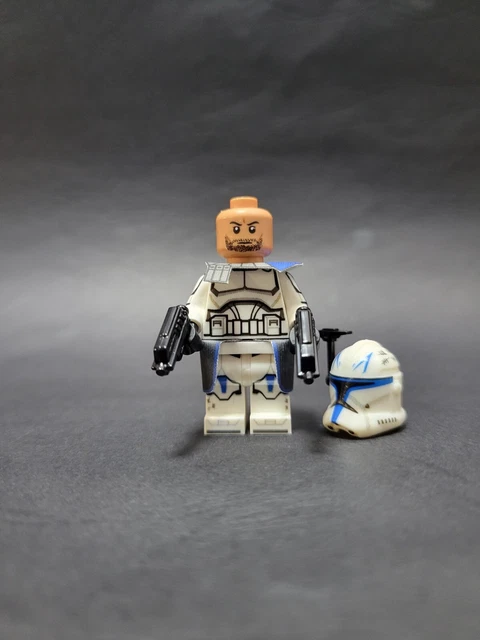 LEGO CAPTAIN REX Phase 2 Clone Trooper Star Wars Minifigure Decaled ...