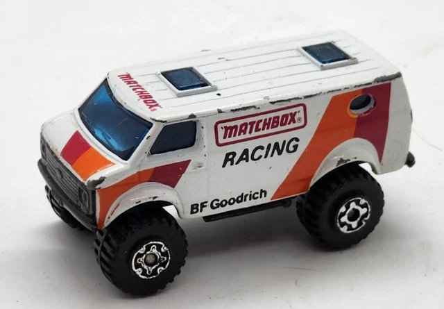 1981 MATCHBOX 4X4 Chevy Van Matchbox Racing BF Goodrich Macao lâche EUR ...