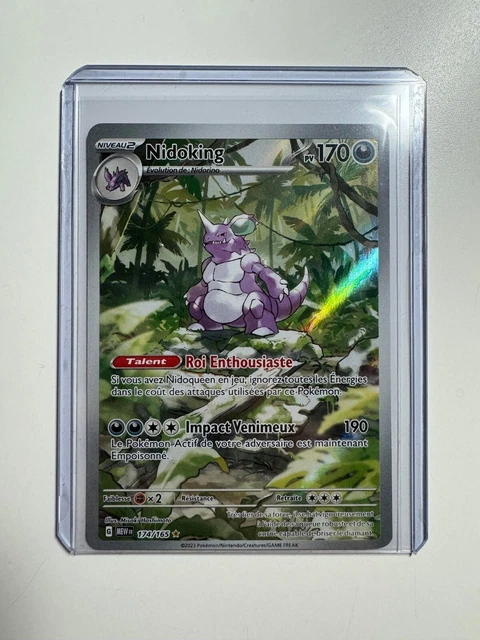 CARTE POKEMON NIDOKING 174/165 Holo Secrète EV3.5 MEW 151 FR NEUF EUR 17,50 - PicClick FR