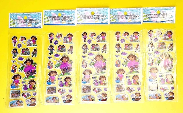 LOT 5X STICKERS SHEETS DORA THE EXPLORER BAGPACK BOOTS DIEGO SENOR ...