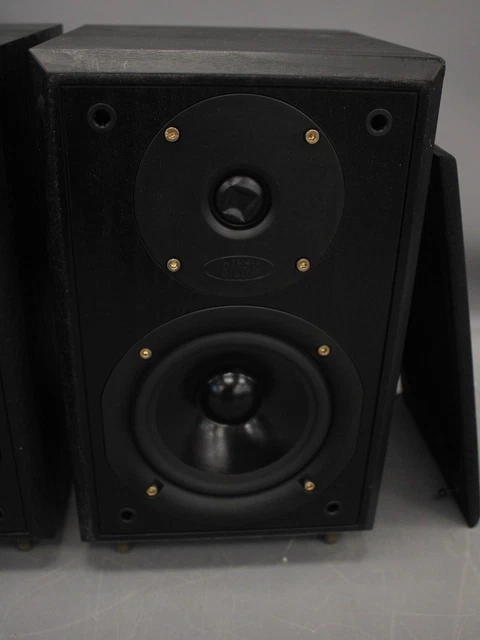 PAIR OF ELTAX MONITOR III Bookshelf Speakers 2-Way HiFi 90W Black - K25 ...