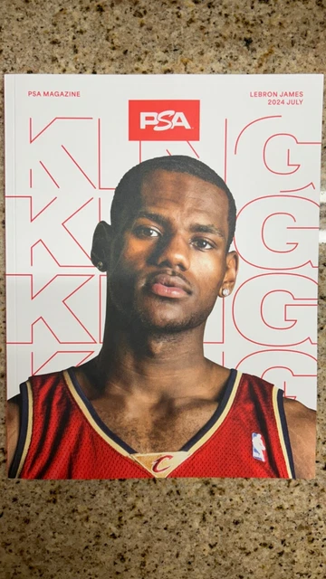 2024 NSCC PSA Magazine Lebron James Cleveland National July King Cover ...