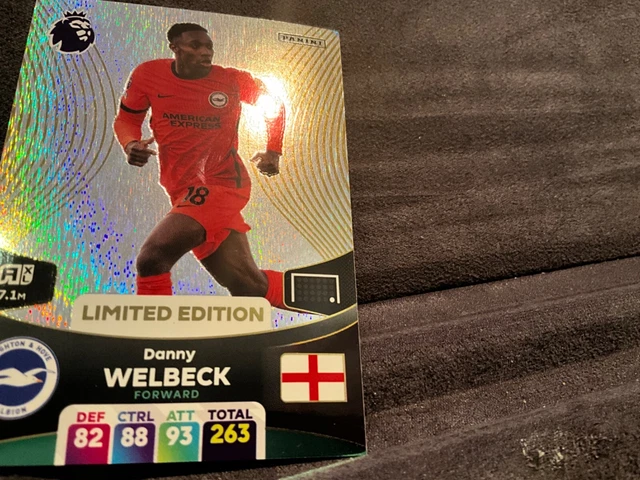 PANINI ADRENALYN XL Premier League 2024 Danny Welbeck Limited Edition ...