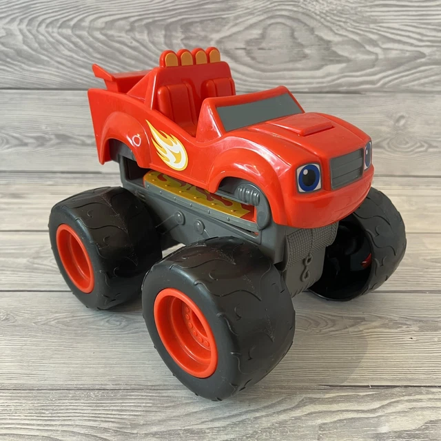 BLAZE AND THE Monster Machines 8" Talking Flying Jet Blaze with Spring ...
