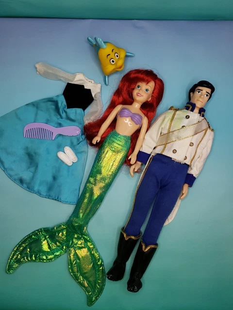 Disney 1990 Tyco The Little Mermaid Eric Nude Doll 2475 Picclick Au