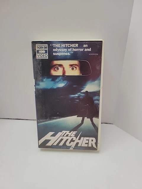THE HITCHER VHS Cassette Movie Slasher Horror Gore Thorn EMI HBO Home ...