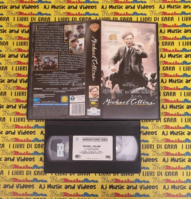 FILM*VHS MICHAEL COLLINS Liam Neeson Aidan Quinn Julia Roberts Gli ...
