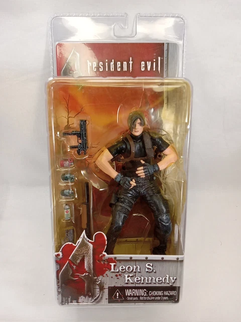 NECA RESIDENT EVIL 4 LEON S. KENNEDY "Light" Without Jacket Action ...