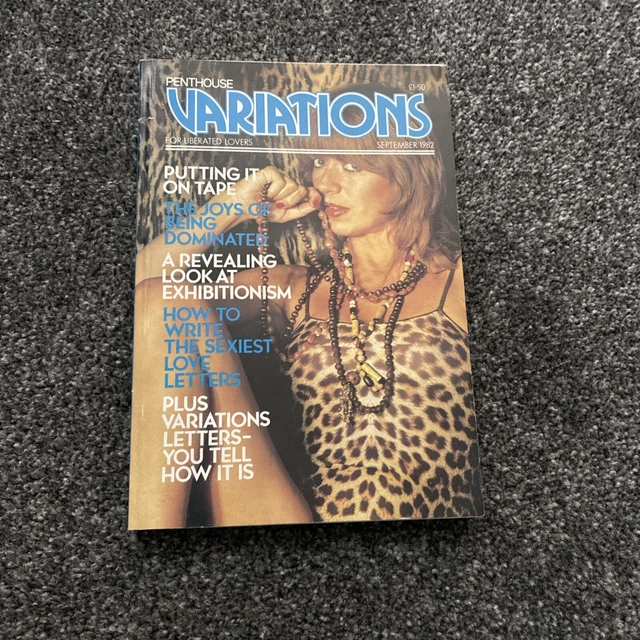VINTAGE PENTHOUSE VARIATIONS Magazine Sept 1982 £14.23 - PicClick UK