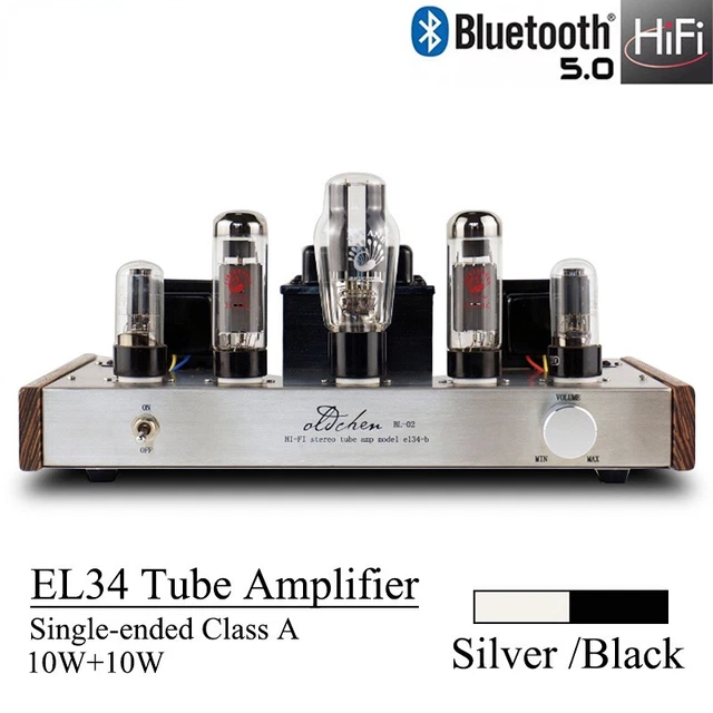 EL34 VAKUUM-RÖHRENVERSTÄRKER KLASSE A einseitiger Röhrenverstärker Bluetooth 5.0 EUR 301,35 ...