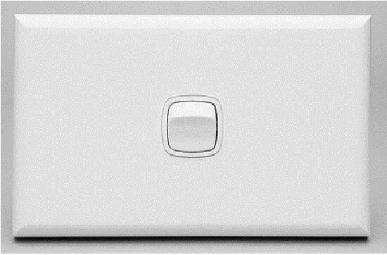 HPMHPM EXCEL 1-GANG ROCKER SWITCH 10A 1-Pole 2-Way Horizontal, Flush ...